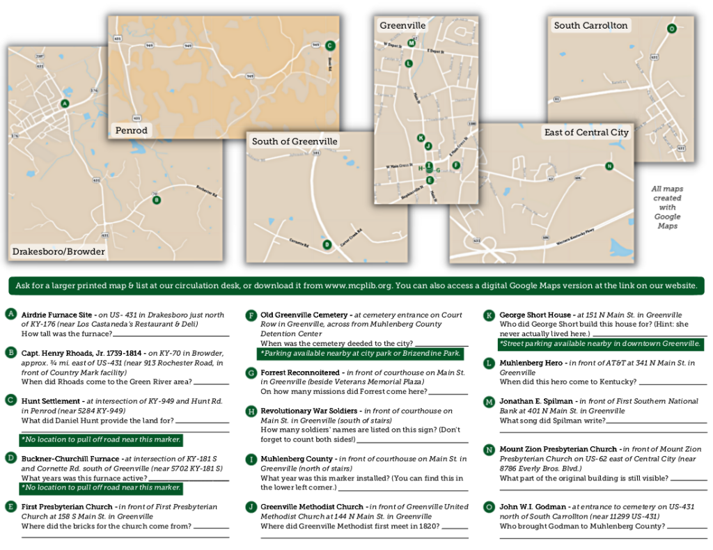 Join our Historical Marker Scavenger Hunt!